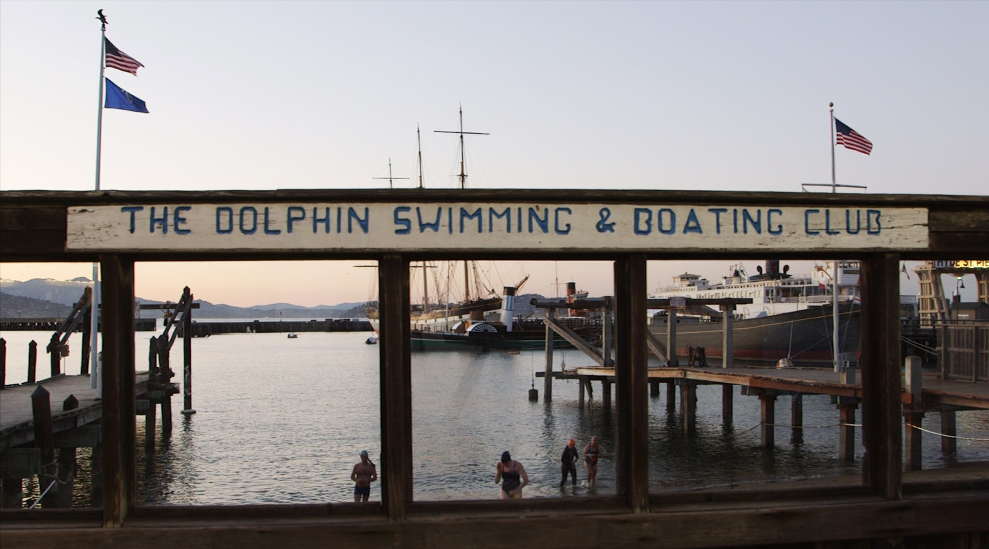 Dolphin Club Members Brave the Cold to Swim in San Francisco Bay | KQED