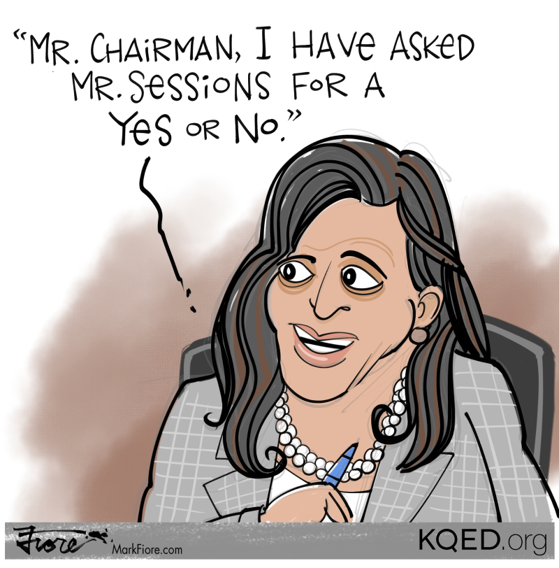 Jeff Sessions' Testimony in Cartoons | KQED