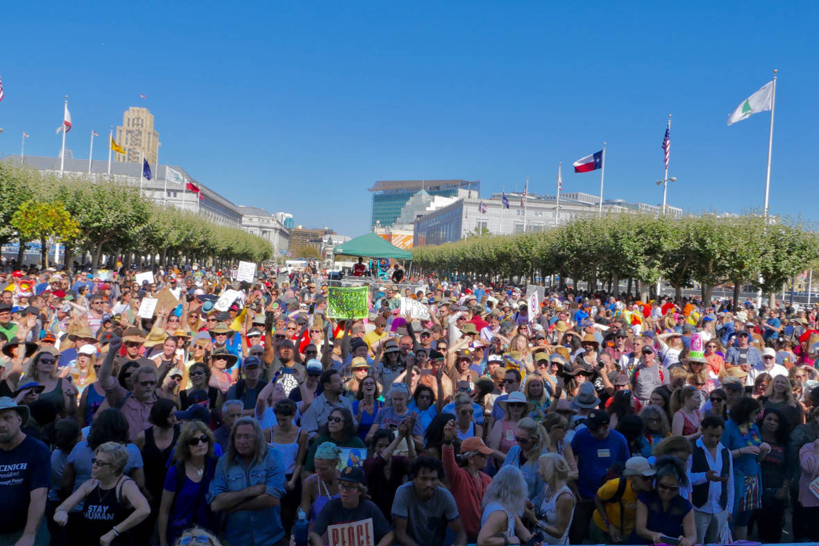 PHOTOS: This Is How San Francisco Protests the Far Right | KQED