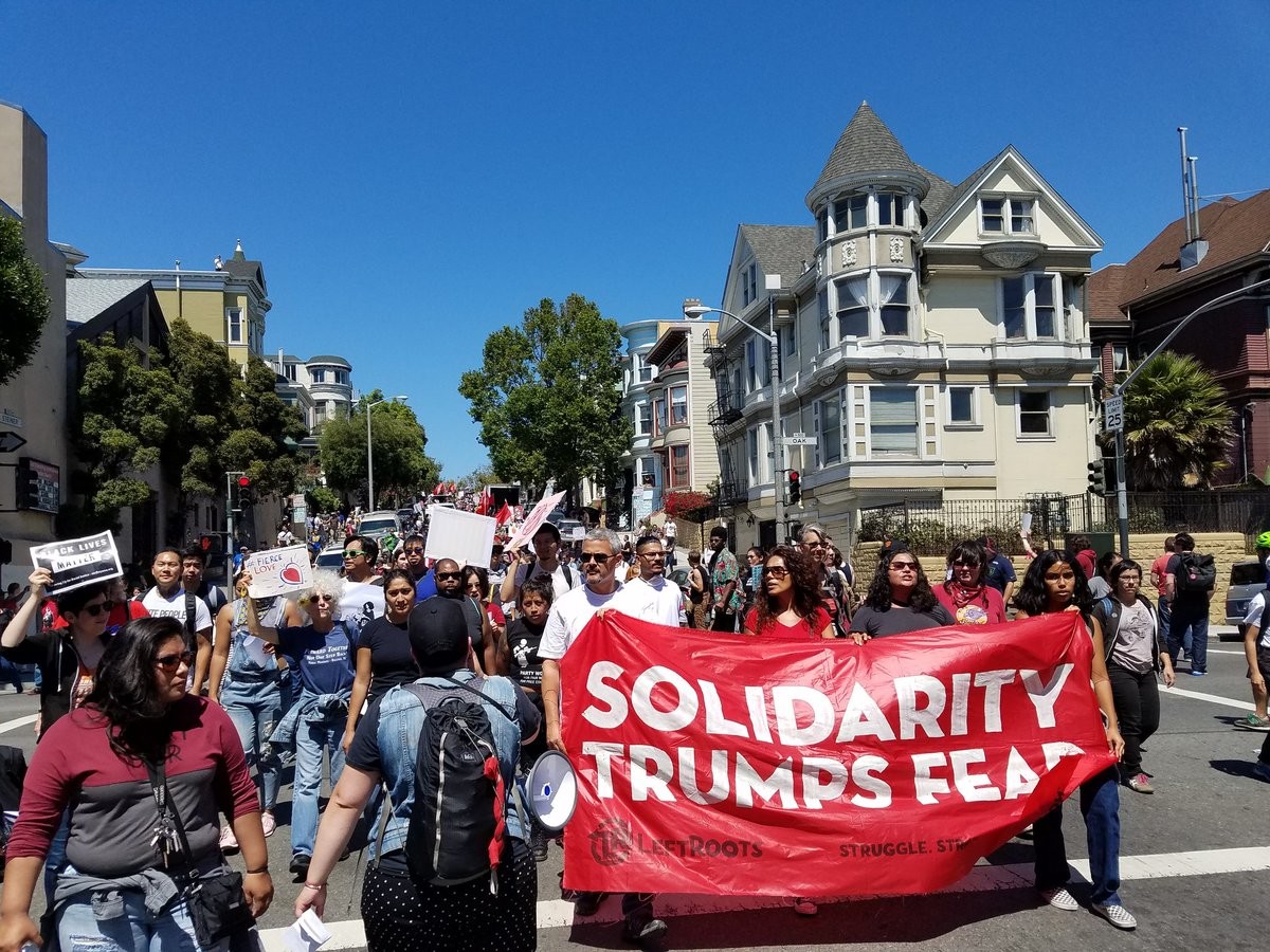 PHOTOS: This Is How San Francisco Protests the Far Right | KQED