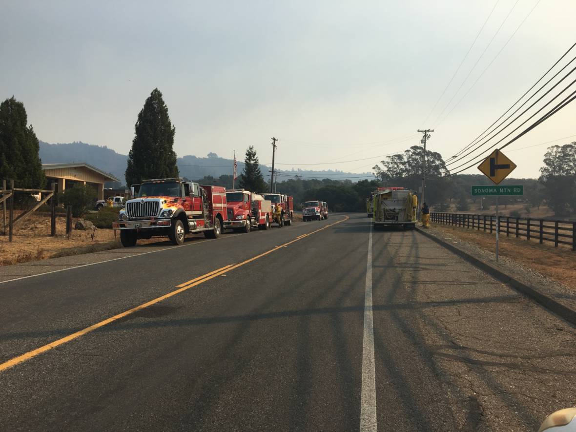 Firefighters Work Sleepless Nights Battling Northern California ...