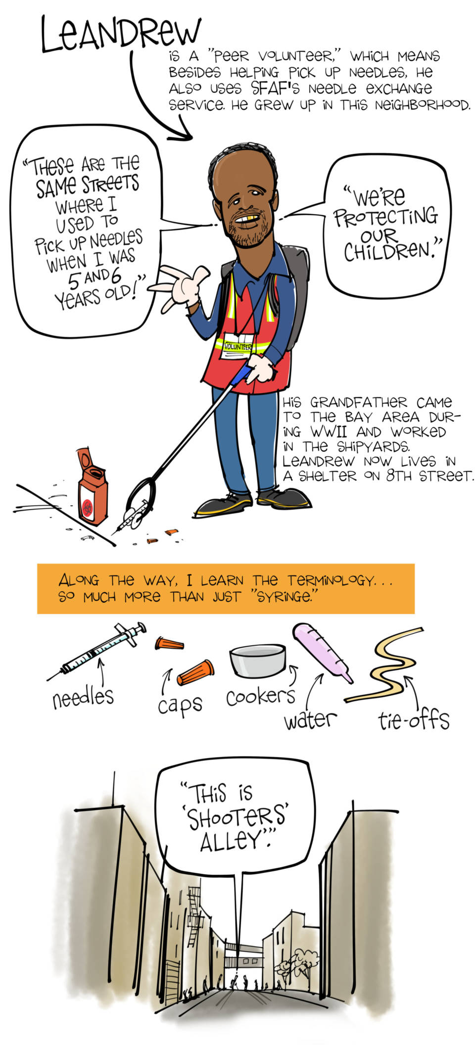 Cartooning the 'Needle Sweepers' | KQED
