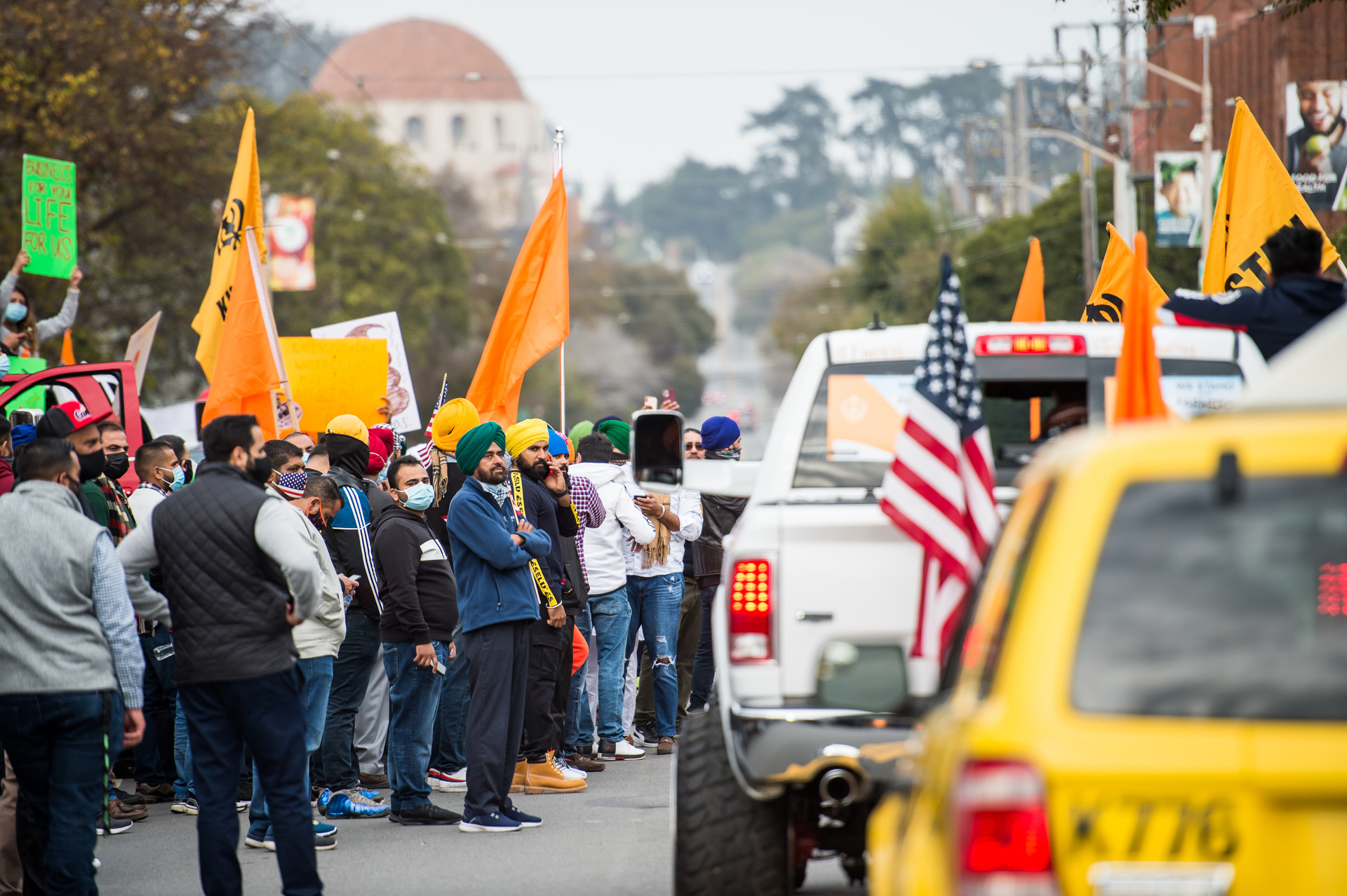 Why Farmers Drove a Tractor to Protest at the Indian Consulate in San ...