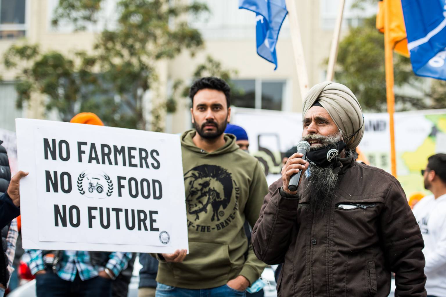 Why Farmers Drove a Tractor to Protest at the Indian Consulate in San ...