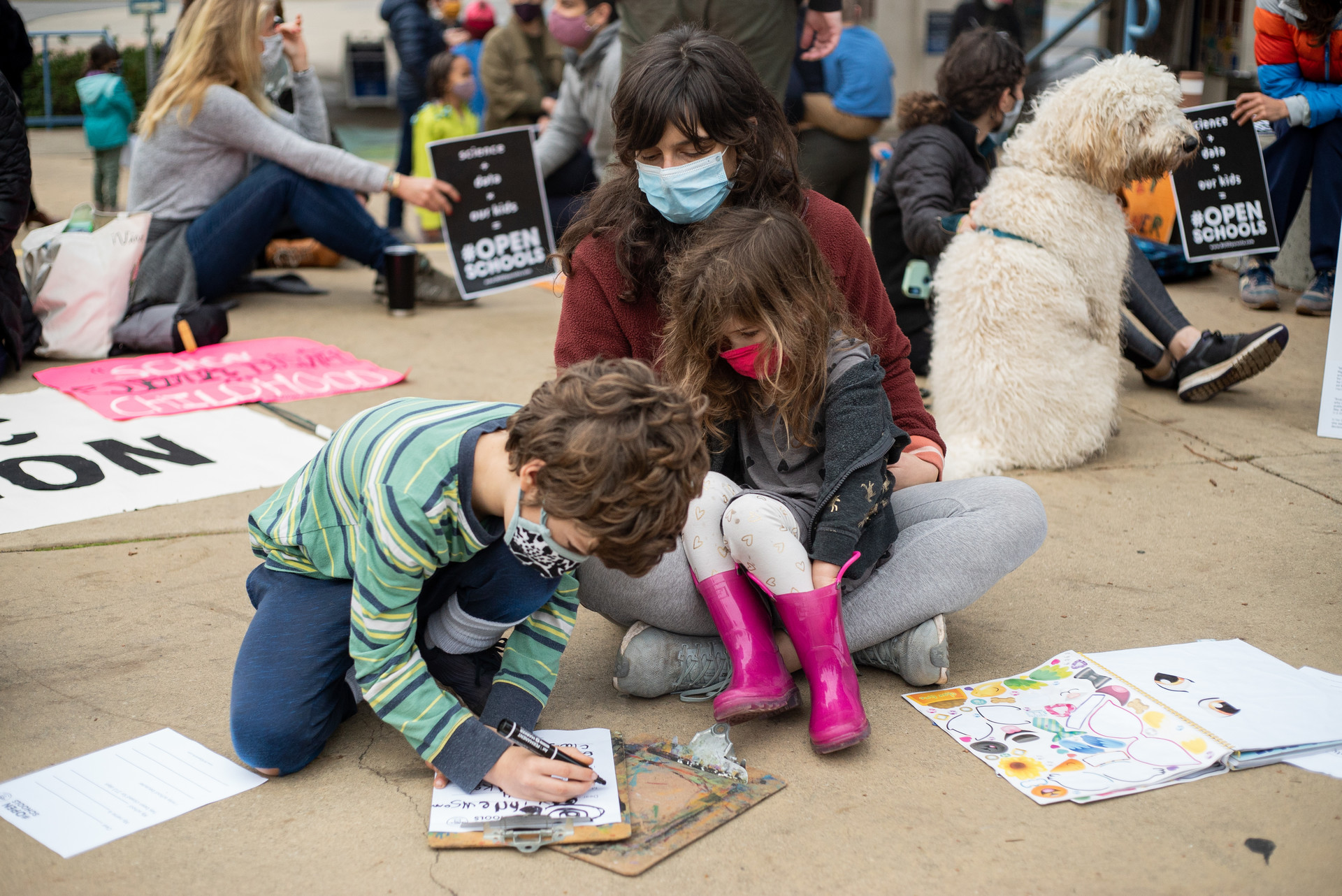 'I Miss My Friends': Children, Parents Rally to Reopen Berkeley Schools ...
