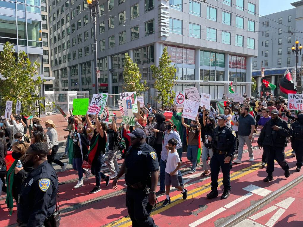San Francisco Turns Out in Solidarity With Worldwide Protest for Afghan ...