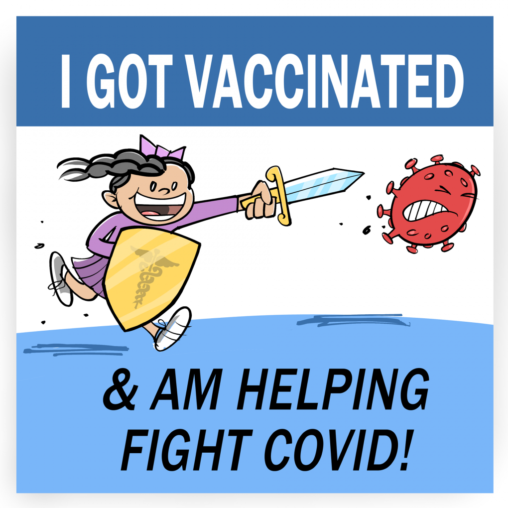 Hey, Kids, Your 'I Got Vaccinated' Stickers Are Here! | KQED