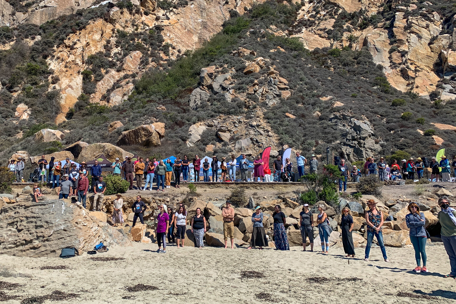 Chumash Tribes 'Reunite' Sacred Rock in Morro Bay Ceremony | KQED