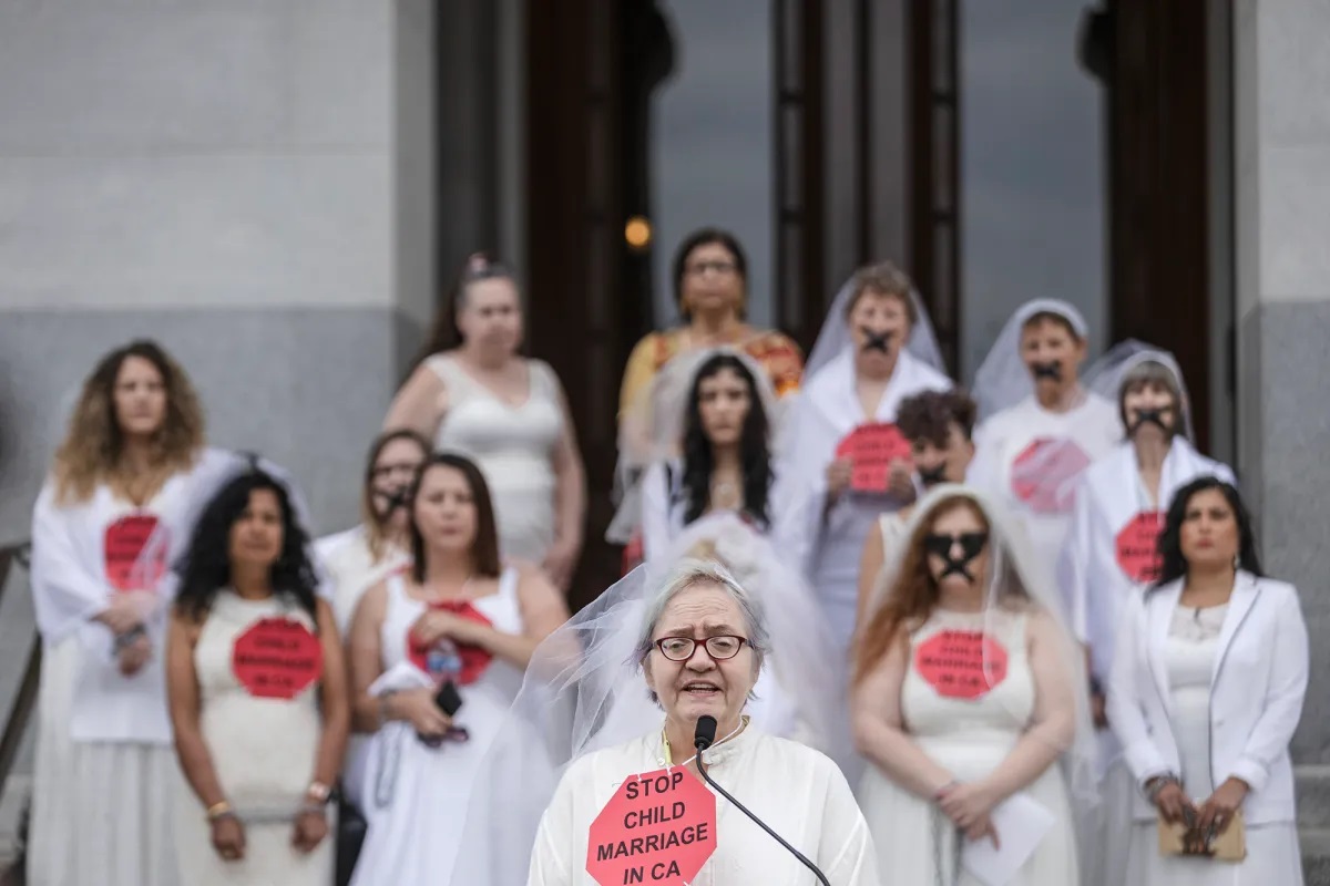 California Child Bride Survivors Protest to Outlaw Underage Marriage | KQED