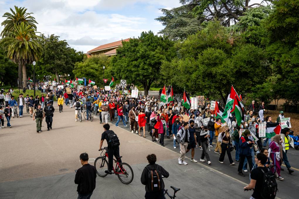 Pro-Palestinian Protests Sweep Bay Area College Campuses Amid Surging ...
