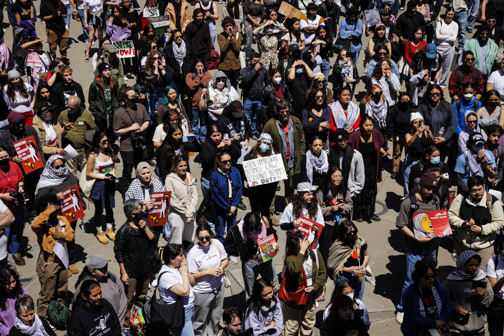 Photos: Campus Protests Grow Across Bay Area | KQED