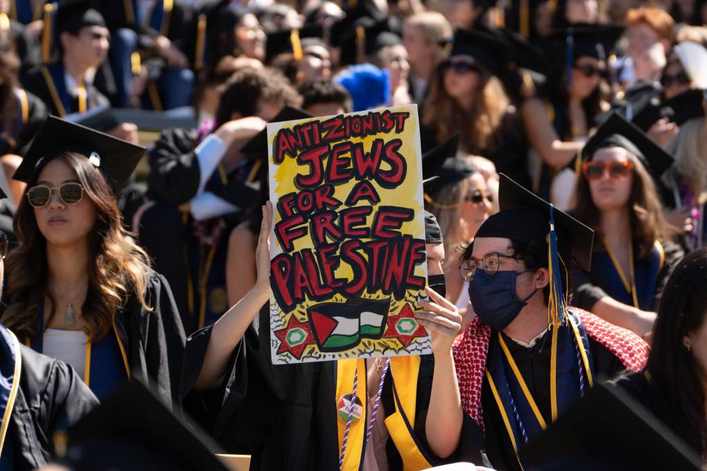 UC Berkeley Commencement Ceremony Disrupted by Student Protests | KQED