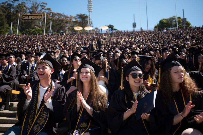 UC Berkeley Commencement Ceremony Disrupted by Student Protests | KQED