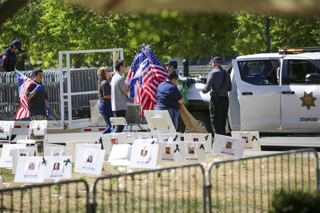 Stanford Protest Camp Dismantled After 13 Arrests at Pro-Palestinian ...