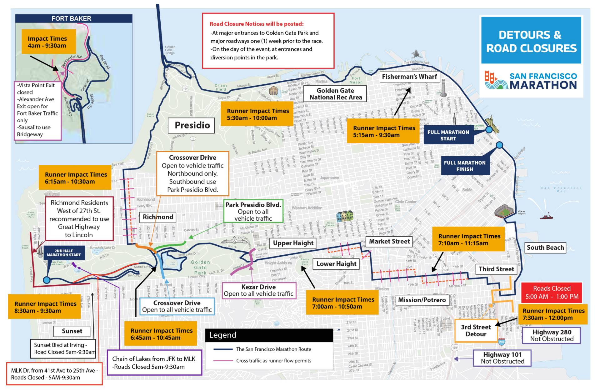 SF Marathon 2024: Routes, Road Closures and How to Watch This Weekend ...