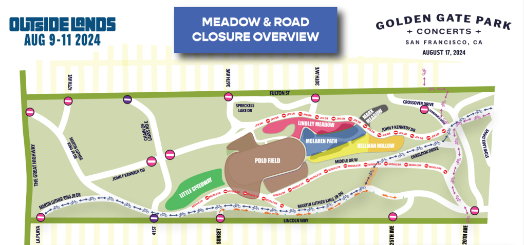 Outside Lands 2024: From Parking and Road Closures to Will Call, Food ...