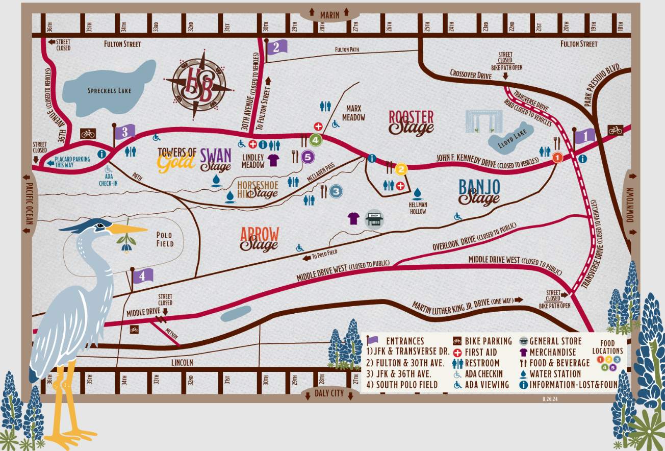 Hardly Strictly 2024: The Schedule, Parking, Maps and What You Can ...