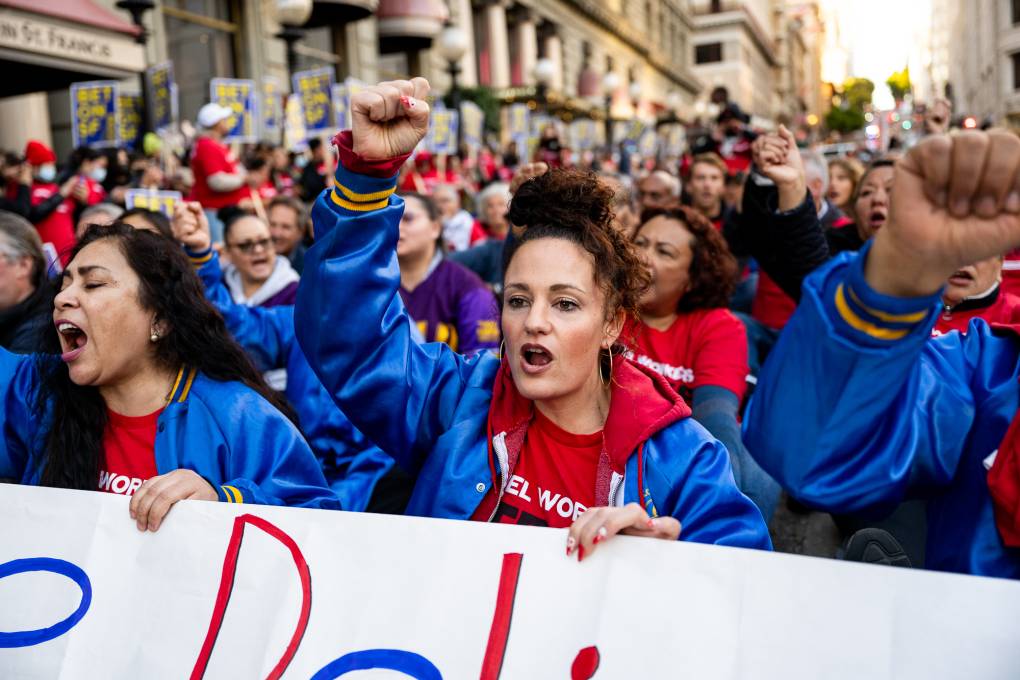 In Downtown San Francisco, Hotel Workers Have Been Striking for Months ...