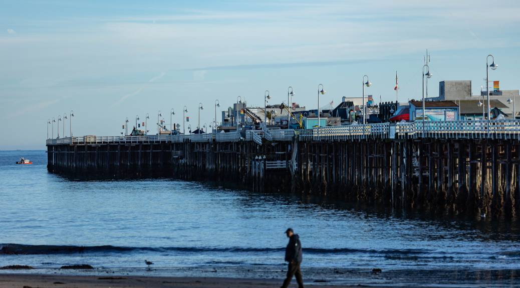 Santa Cruz Beach Boardwalk From The Ocean The Top Santa Cruz Beaches