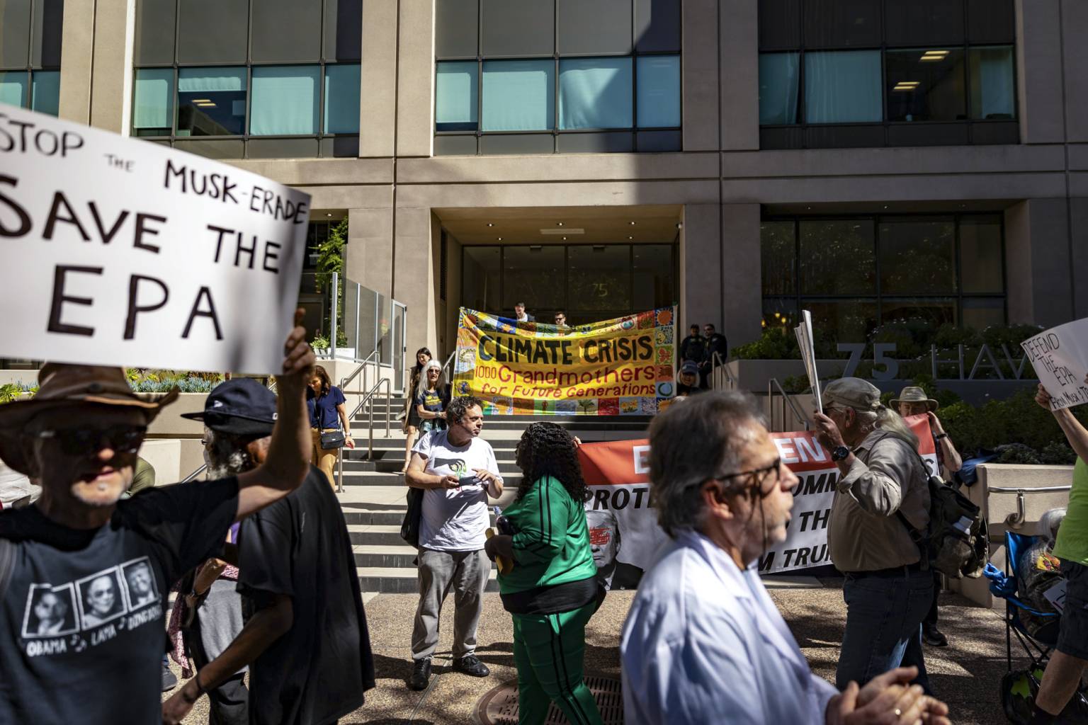 Protesters Rally in SF in Support of EPA, as Trump Cuts Climate Funds ...