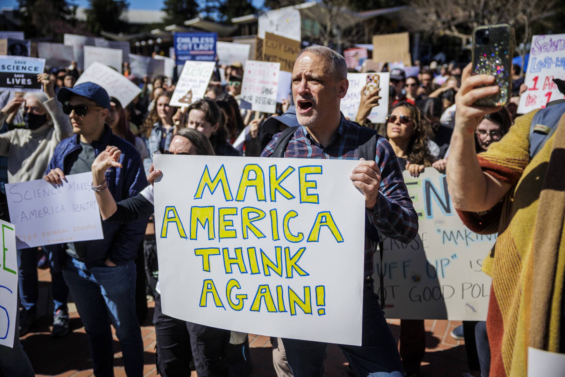 UC Berkeley Scientists Protest Trump Administration’s Cuts to Research ...