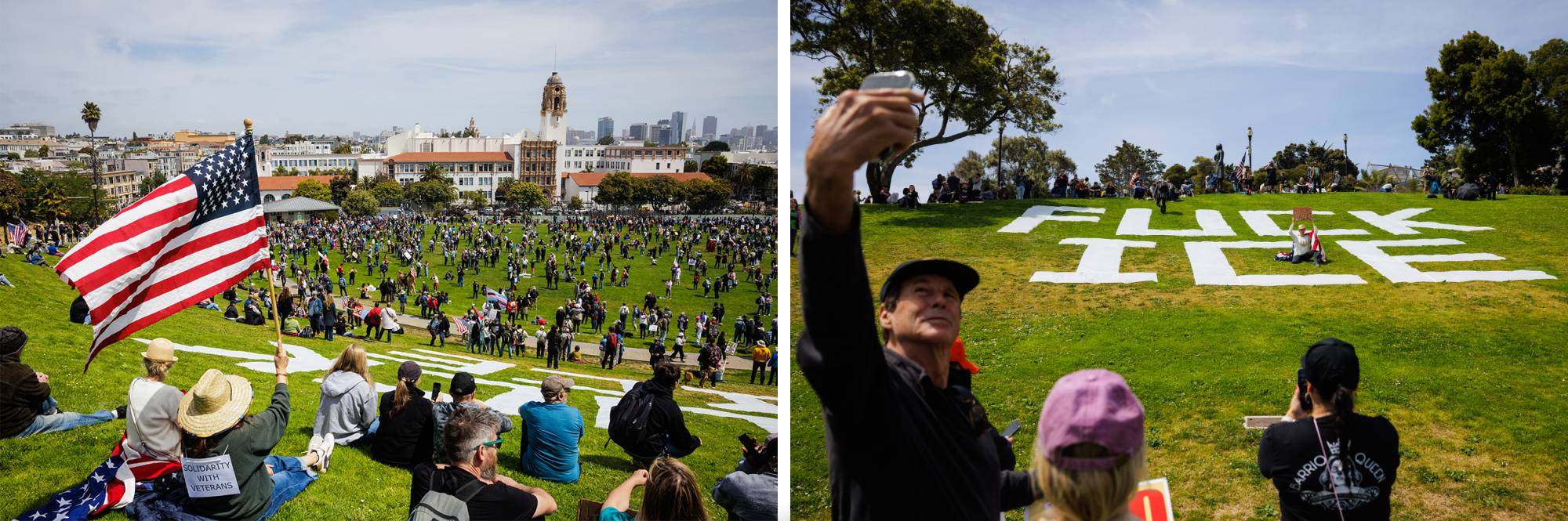 ‘No Kings’ Protests Draw Thousands Across the Bay Area to Rally Against ...