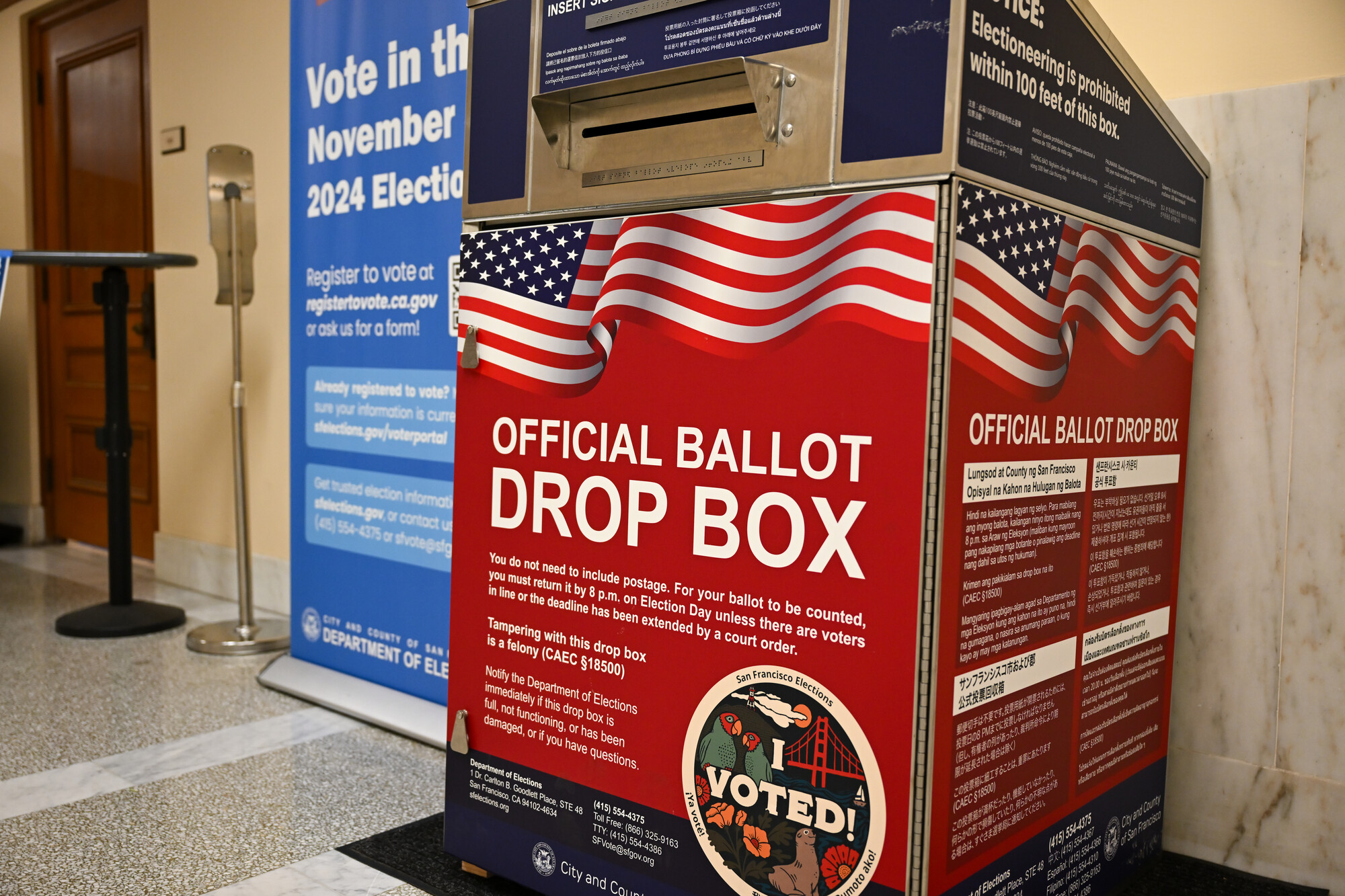 vote box drop off