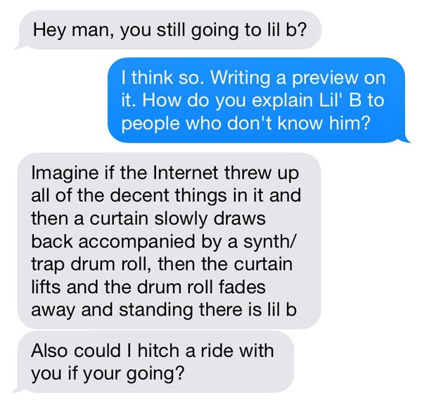Thank You Based God: 10 Reasons Why You Should See Lil' B This Weekend ...