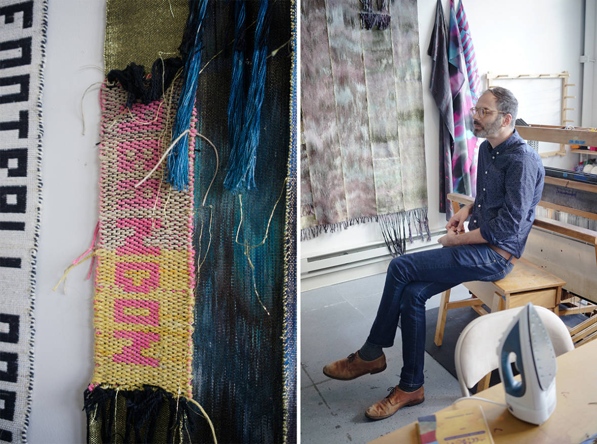 Josh Faught Weaves Queer History and Pop Culture into Monumental Cozies ...