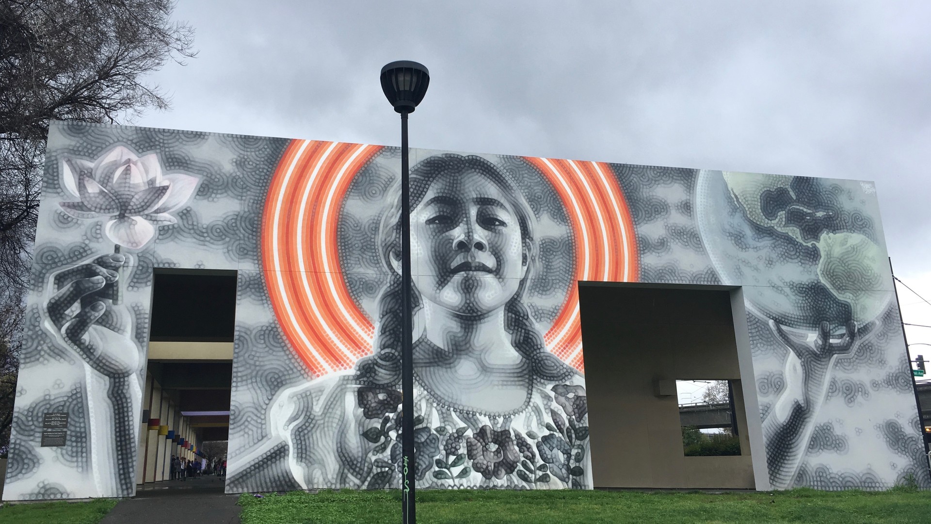 Mural of Pint-Sized Immigration Activist Sophie Cruz Beams Over San ...
