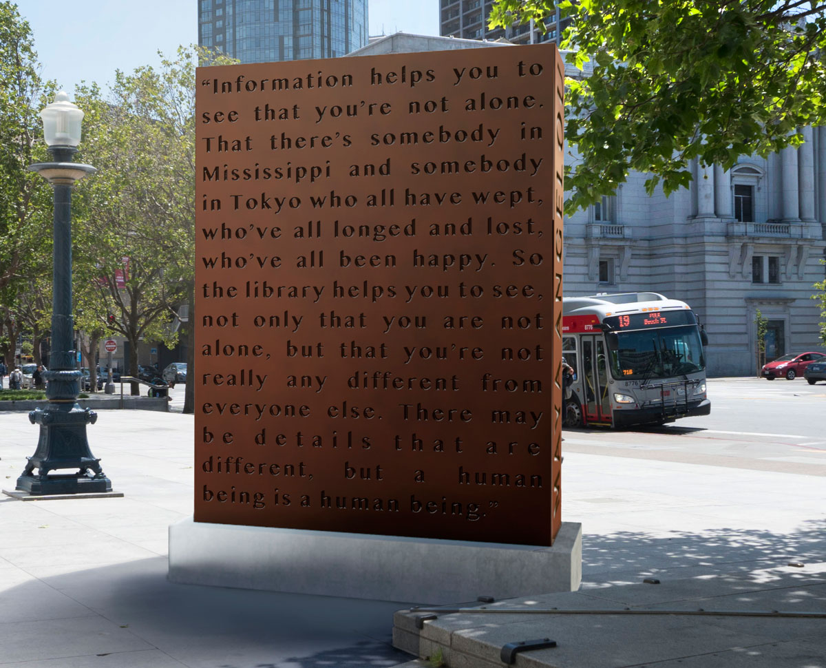 SFAC Awards the Maya Angelou Monument to Lava Thomas, Finally | KQED