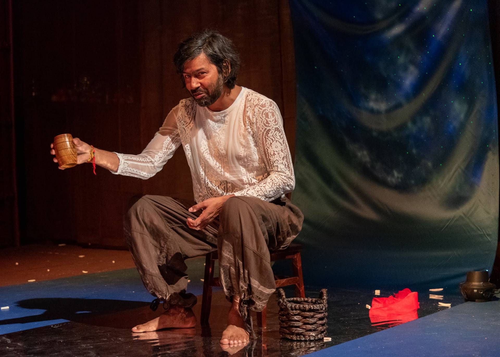 Totally Epic: A One-Person 'Mahābhārata' at Ubuntu Theater Project | KQED