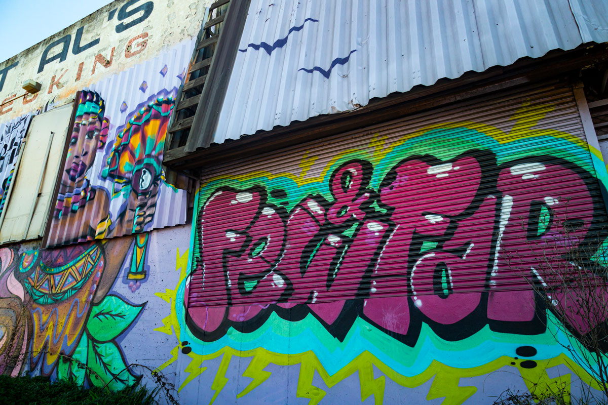 Artist DJ Agana Sprays Meaningful Symbols Across a Changing Oakland | KQED