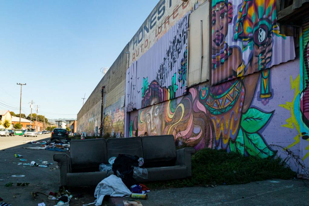 Artist DJ Agana Sprays Meaningful Symbols Across a Changing Oakland | KQED