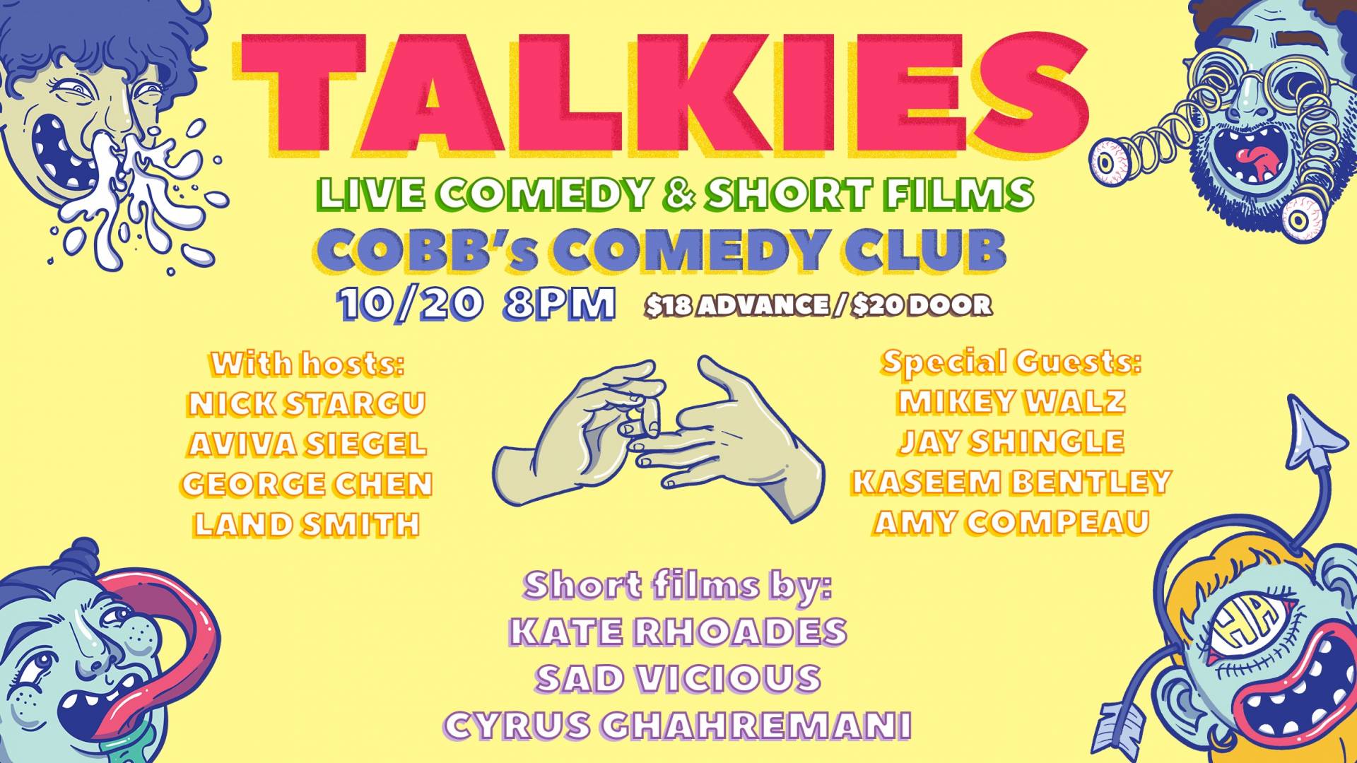 Talkies Variety Show Gets Weird at Cobb’s Comedy Club | KQED