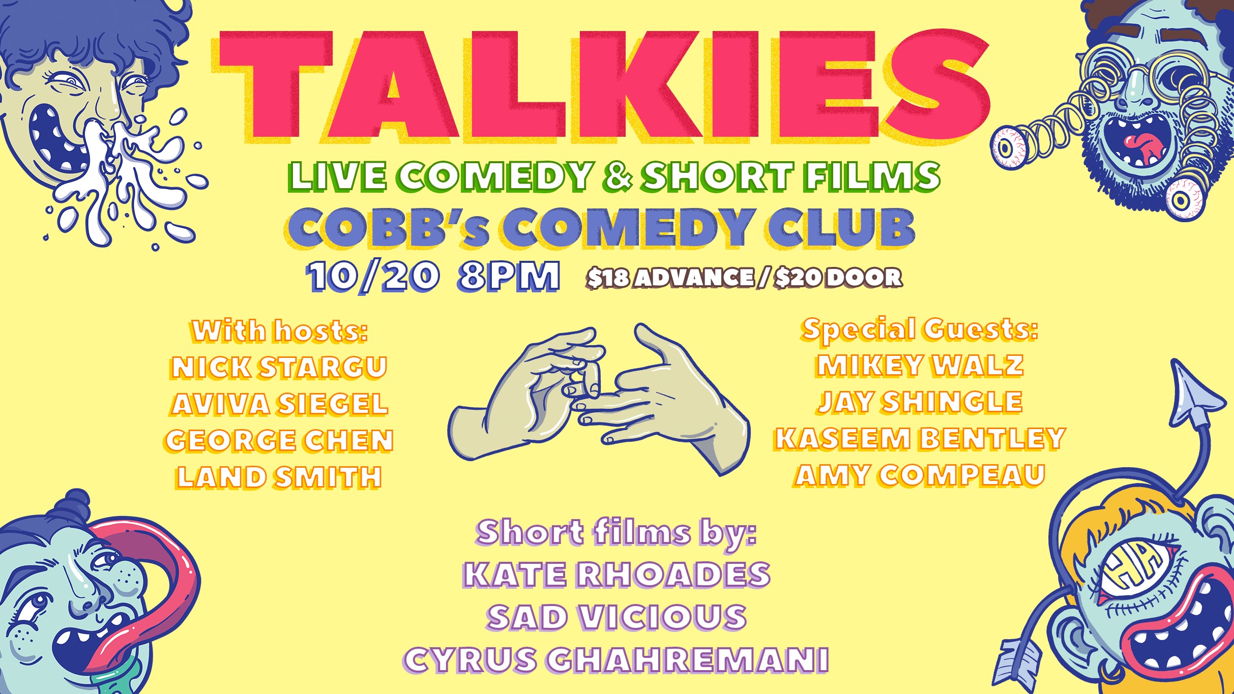 Talkies Variety Show Gets Weird at Cobb’s Comedy Club | KQED