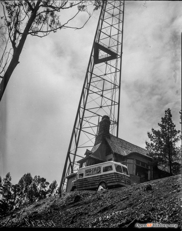 A ‘Haunted Mansion’ Once Stood Directly Under Sutro Tower | KQED
