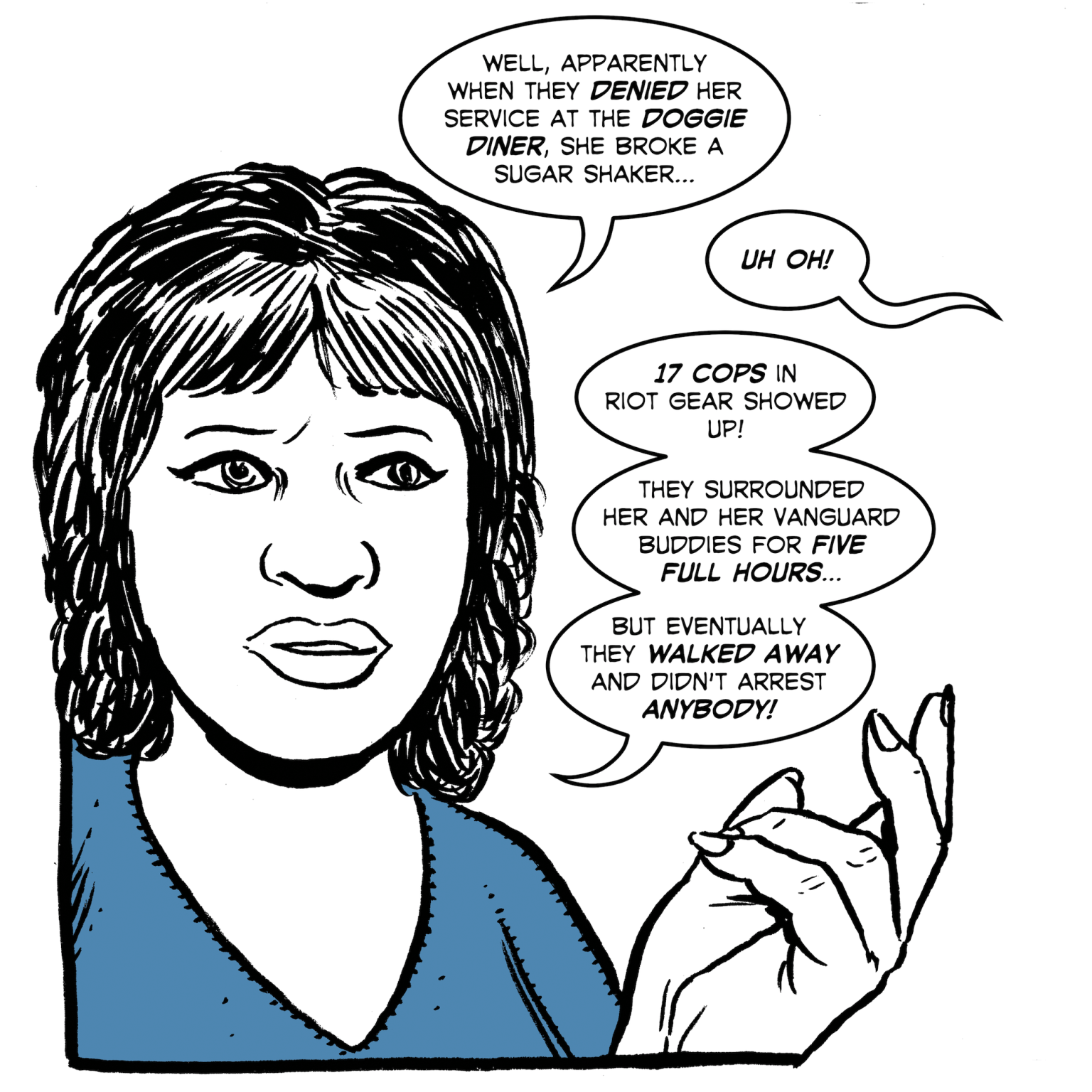 An Illustrated History of the Compton’s Cafeteria Riot | KQED