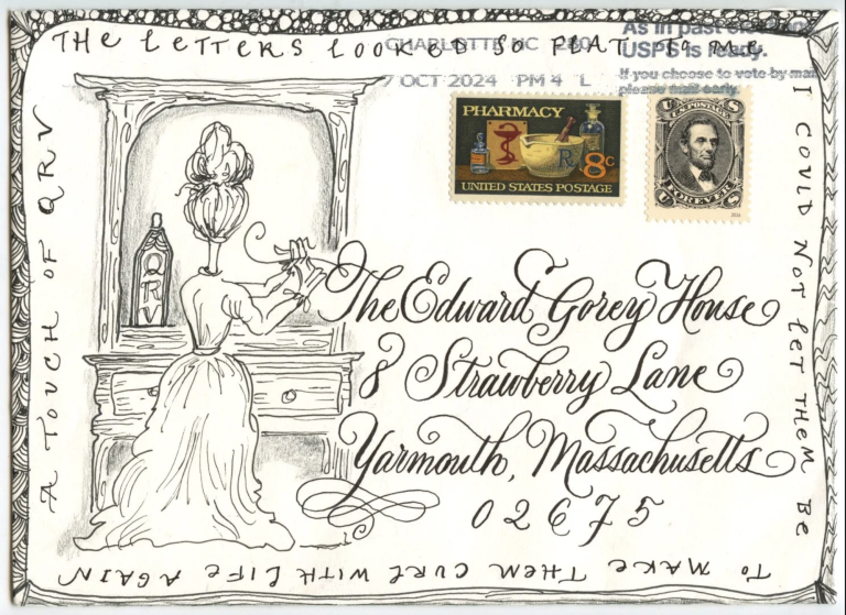 Edward Gorey House Wants Your Weird Envelope Artwork | KQED