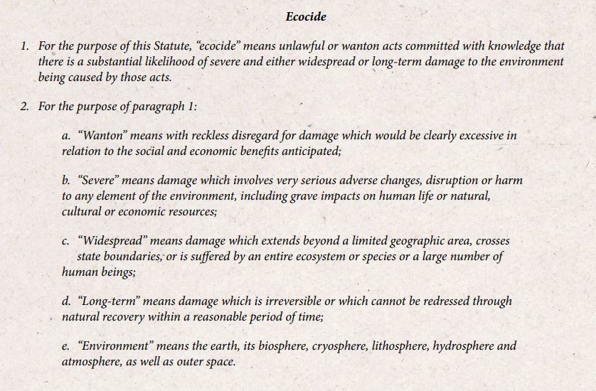 Behind the Push to Make Ecocide an International Crime | KQED