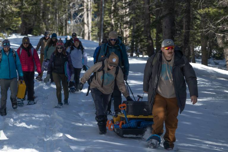 Scientists Learn the Art of Measuring Snow at Hidden Tahoe Lab | KQED