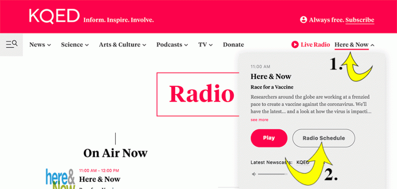 Radio Program FAQs | KQED